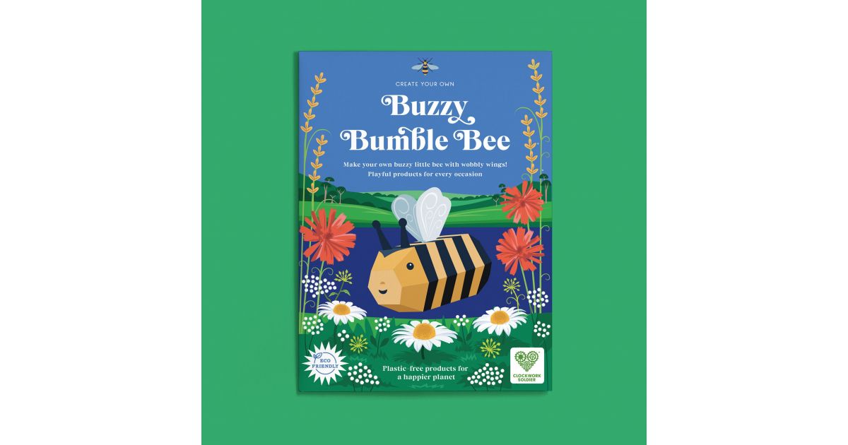 Create Your Own Buzzy Bumble Bee Paper Activity Kit – Eco-Friendly ...